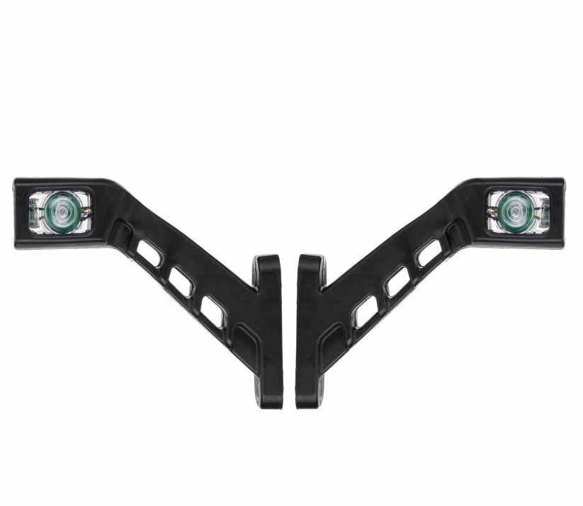 Σετ LED Όγκου Τριπλά Κερατάκια 12V/24V IP66 Κόκκινό / Λευκό / Κίτρινο 185mm | Flexzon.gr