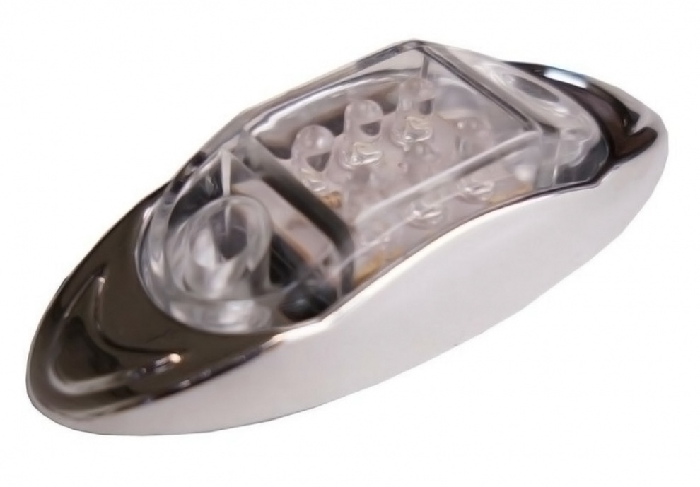 LED Όγκου με 6 LED 24V IP66 Λευκό 100mm х 42mm | Flexzon.gr