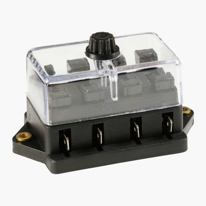 Ασφαλειοθήκη Αυτοκινήτου για 4 ασφάλειες 12V - 24V | Flexzon.gr