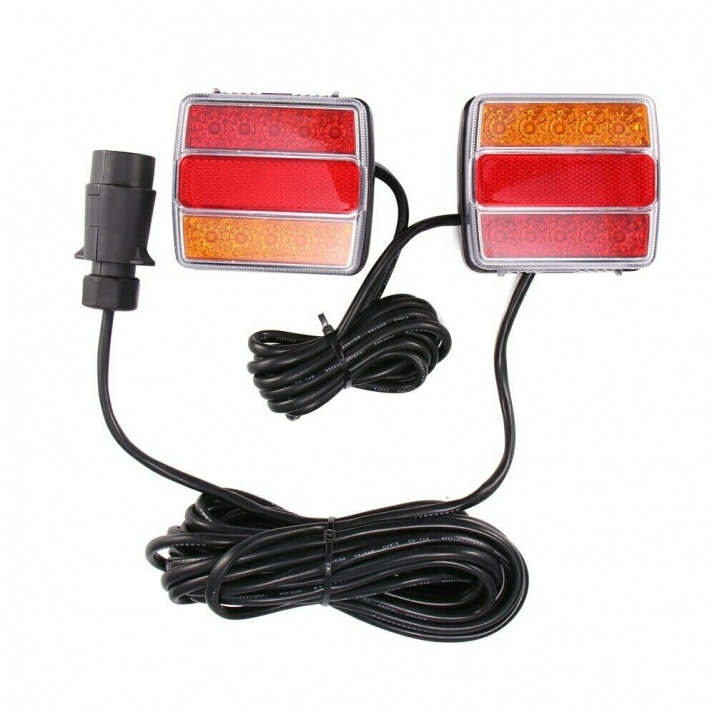 Σετ LED Φανάρι 5 Λειτουργίες με Μαγνήτη και Καλώδιο 7,50 μέτρα 12V | Flexzon.gr